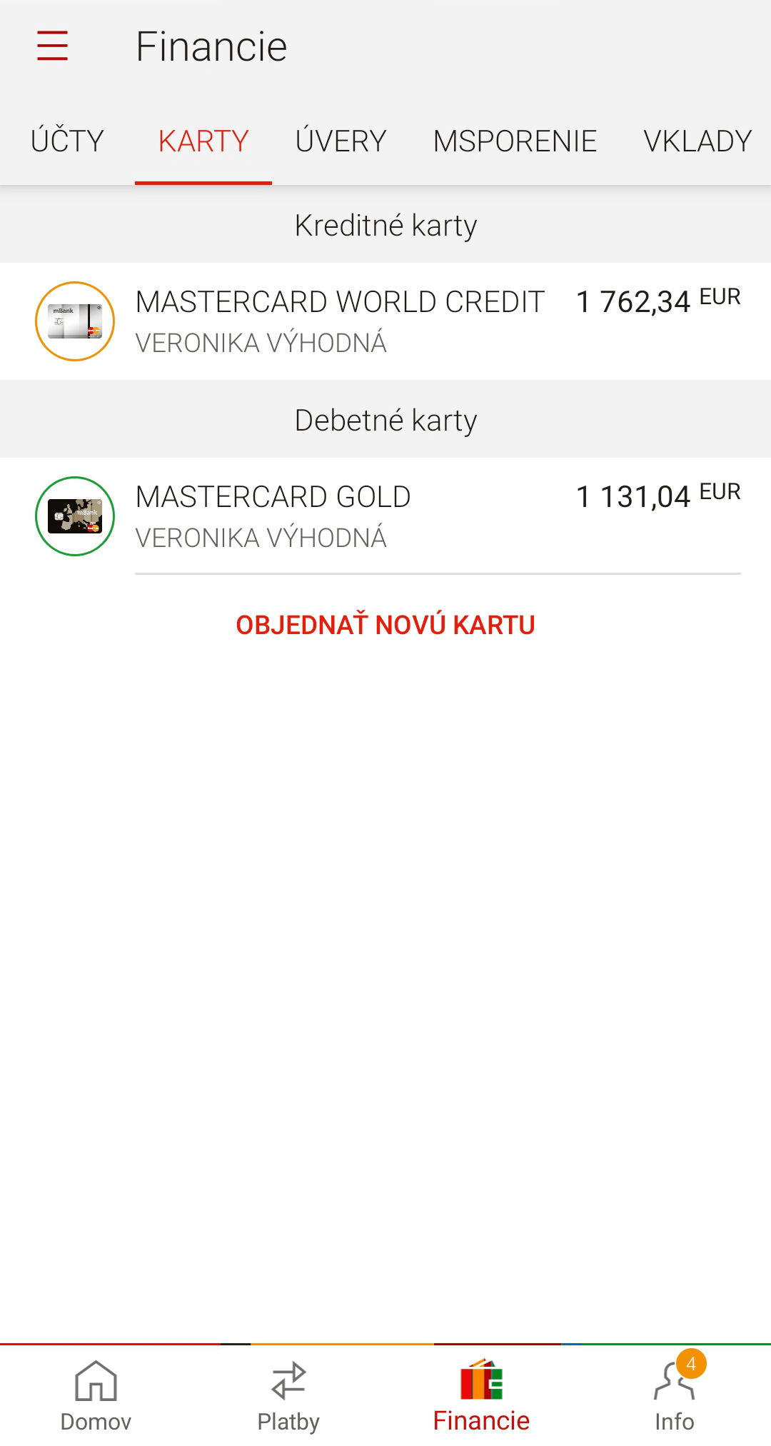 Trvalé blokovanie platobnej karty | mBank.sk